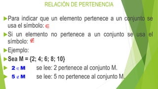Teoría de conjuntos | PPTX