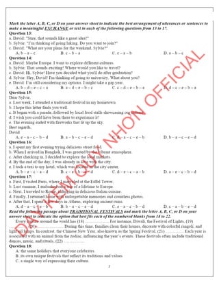 BỘ TEST KIỂM TRA CUỐI HỌC KÌ 1 - TIẾNG ANH 12 FRIENDS GLOBAL - PHIÊN ...