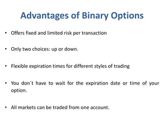 Lesson BTF101. Introduction to Binary Options Trading | PPT