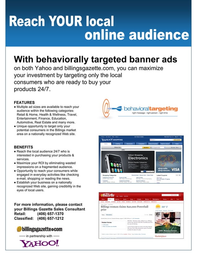 Behavioral Targeting Flyer | PDF