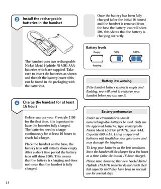 Bt freestyle 2100 User Guide from Telephones Online www ...