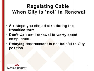 Cable Regulation in an Evolving IP World | PPT