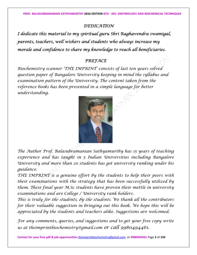 Bth 201 enzymology and biochemical techniques | PDF | Chemistry | Science