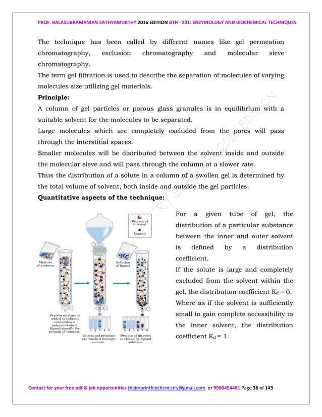 Bth 201 enzymology and biochemical techniques | PDF | Chemistry | Science