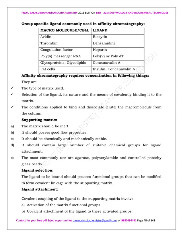 Bth 201 enzymology and biochemical techniques | PDF | Chemistry | Science