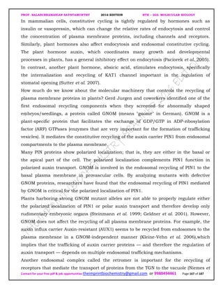 Bth 202 molecular biology | PDF | Biotech and Biomedical Industry ...