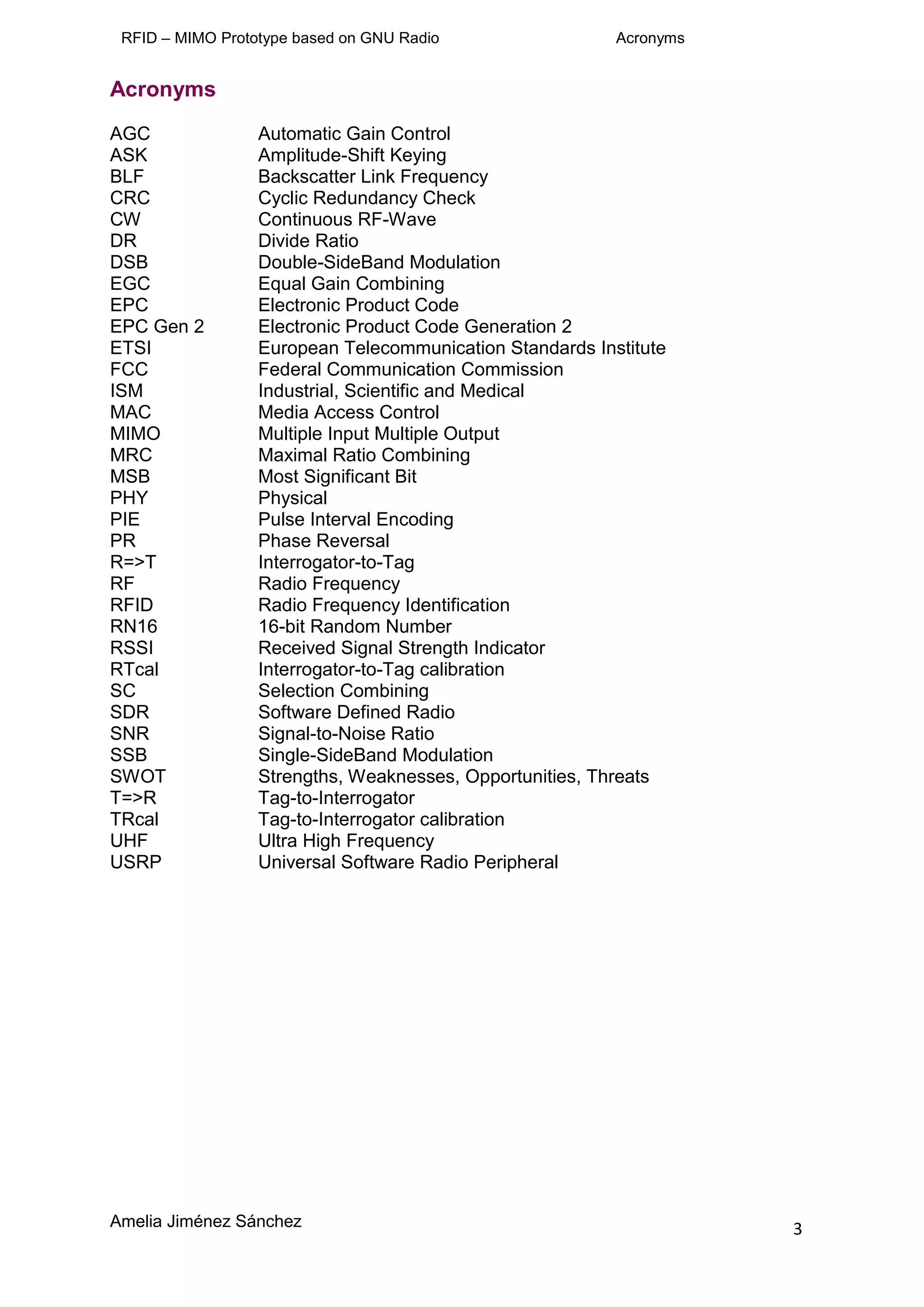 RFID - MIMO Prototype based on GnuRadio | PDF