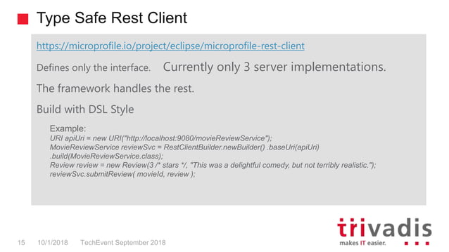 TechEvent Eclipse Microprofile | PPT