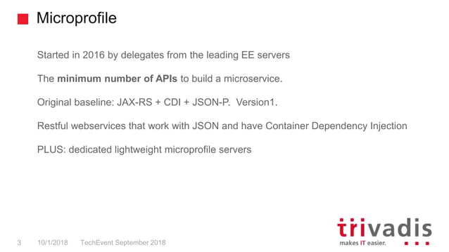 TechEvent Eclipse Microprofile | PPT | Free Download