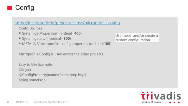 TechEvent Eclipse Microprofile | PPT