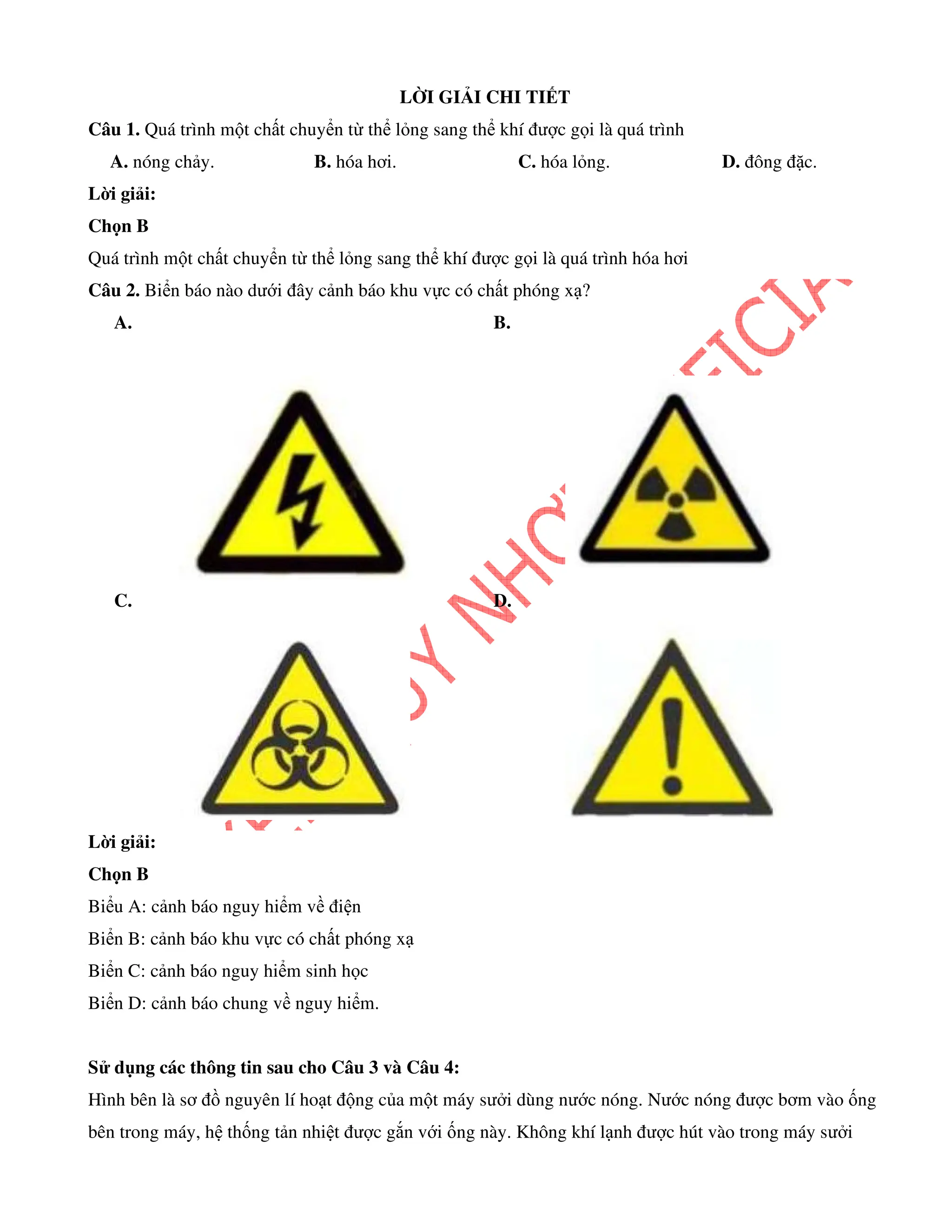 BỘ ĐỀ THI THỬ CHUẨN CẤU TRÚC ĐỀ THI TỐT NGHIỆP THPT 2025 MÔN VẬT LÍ THEO FORM THI MỚI BGD (ĐỀ 01 ...
