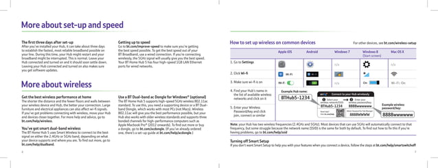 BT Home Hub 5 User Guide | PDF
