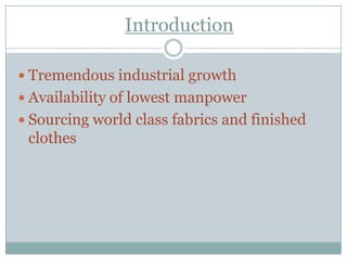 Bangladesh textile industry | PPTX