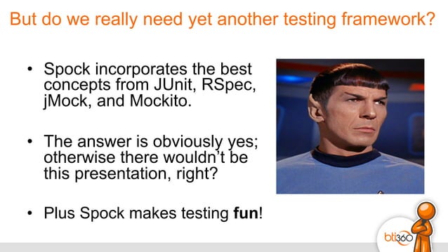 Spock Testing Framework - The Next Generation | PPT