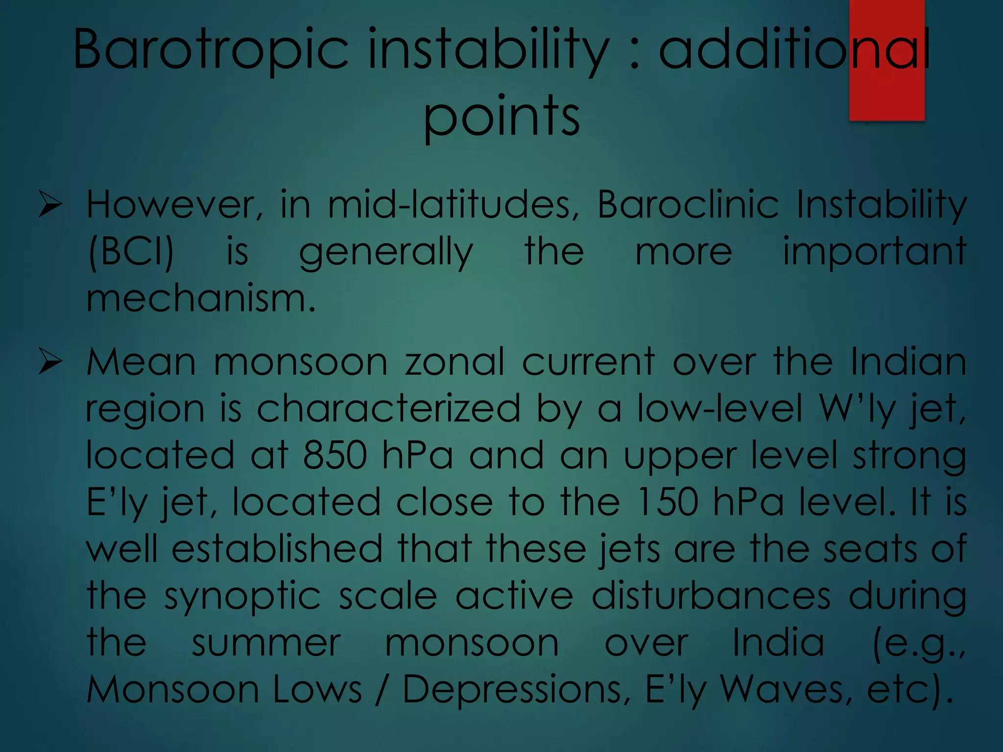 Introduction to barotropic and baroclinic instability | PDF