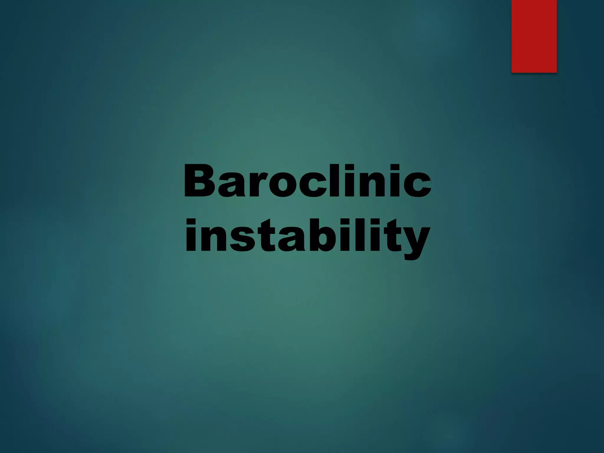 Introduction to barotropic and baroclinic instability | PDF