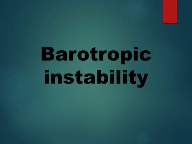 Introduction to barotropic and baroclinic instability | PDF