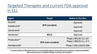 BTKi in Treatment Of Chronic Lymphocytic Leukemia | PPTX | Blood ...