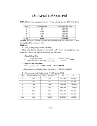 Bt kế toán qt1 | PDF