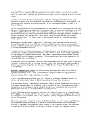 BIomass to Liquids - Biodiesel Refinery 2G | DOCX | Agriculture ...