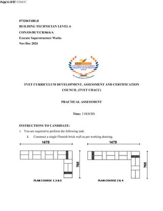 BT L6 Candidate Practical Execute Superstructure Works Level 6.docx