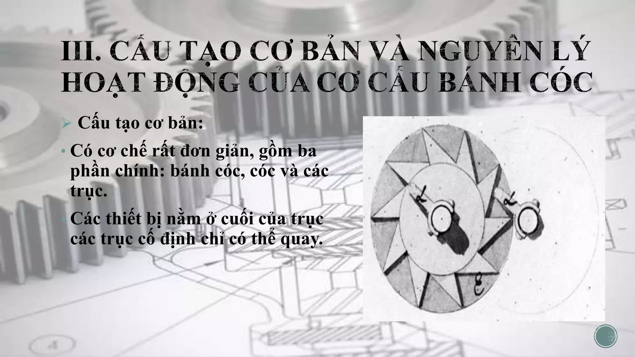 Ứng dụng thực tế của cơ cấu truyền động Culit, Bánh cóc trong các kết ...