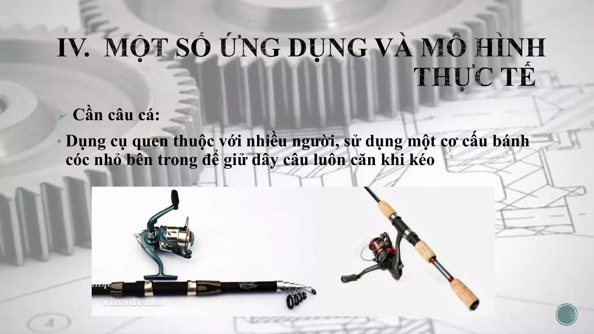 Ứng dụng thực tế của cơ cấu truyền động Culit, Bánh cóc trong các kết ...