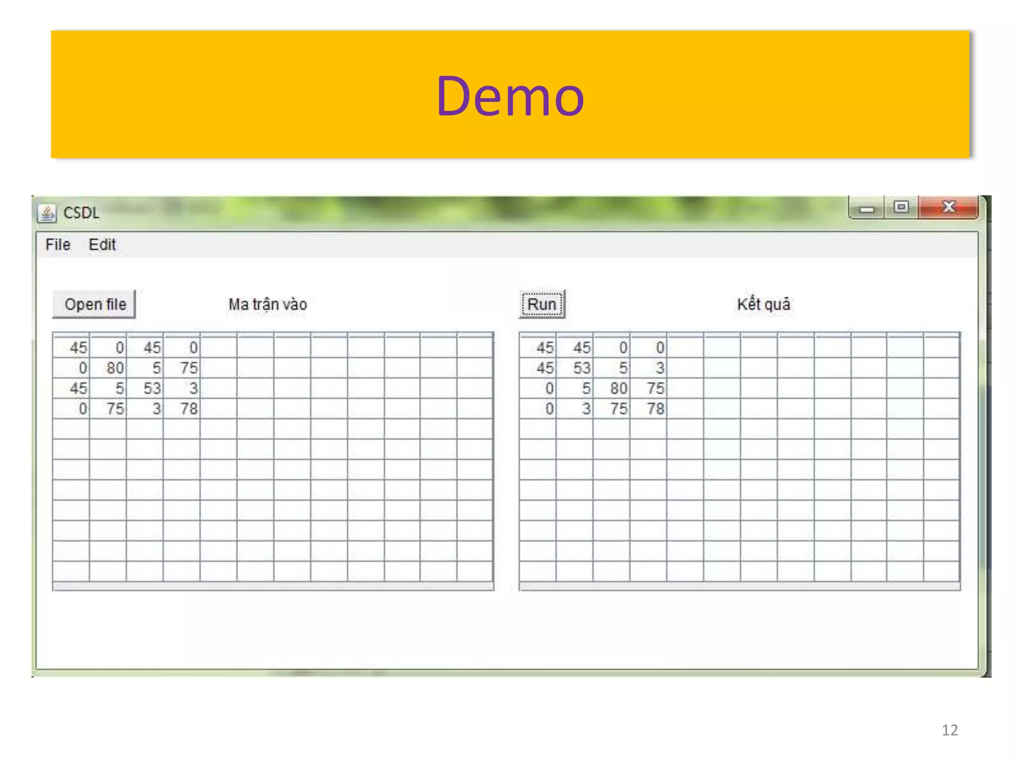 Thuật Toán BEA (Bond Energy Algorithm) | PPTX