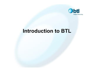BTL: An Introduction | PDF