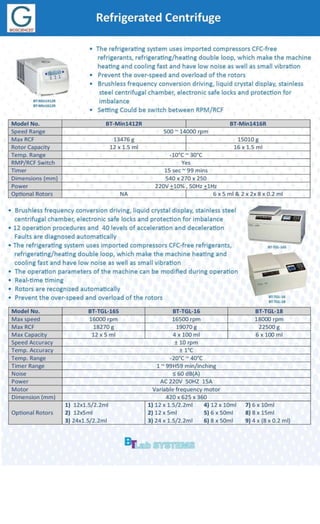 Bench Top Lab Systems | PDF