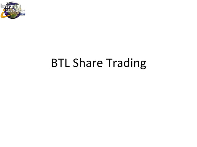 Btl share strategy | PPT