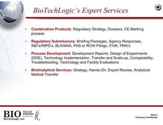 Process Validation Presentation from BioTechLogic | PDF