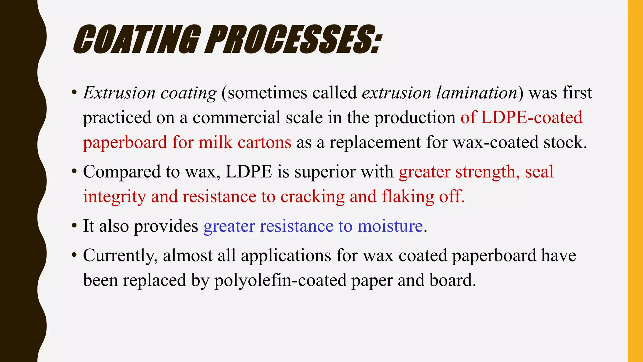Coating and Lamination | PPTX