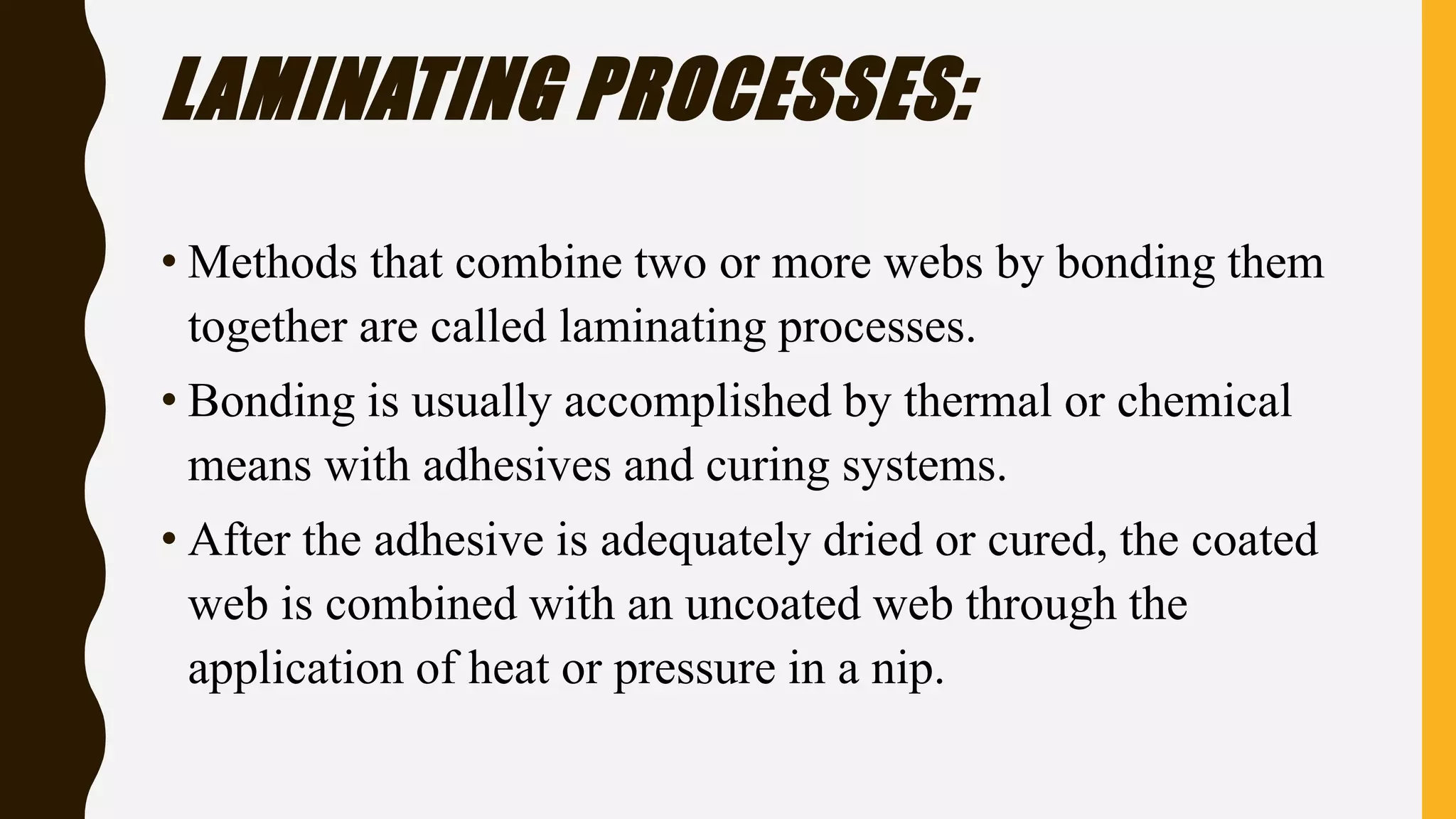 Coating and Lamination | PPTX