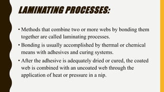 Coating and Lamination | PPTX