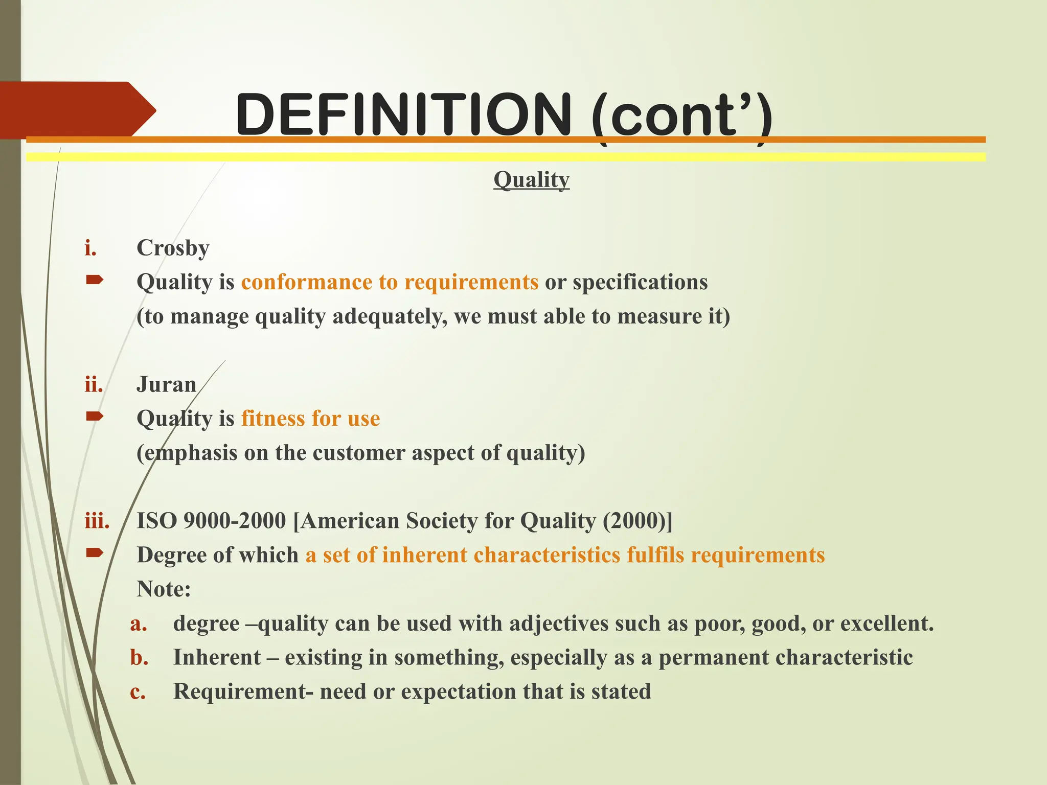 Introduction to Metrology and Quality in Manufacturing | PPTX