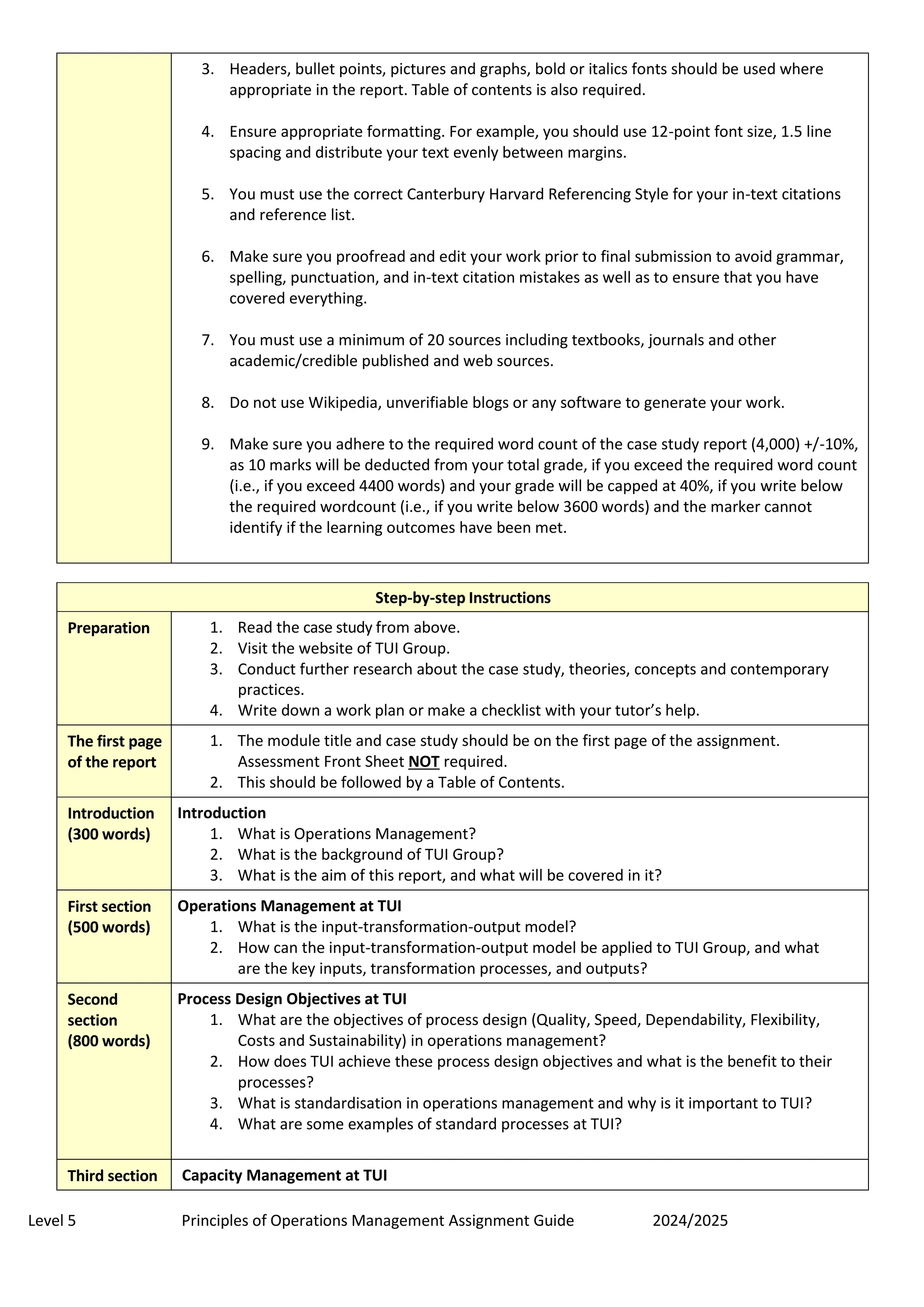 BTM5PRO Principles of Operations Management Assignment Help | PDF