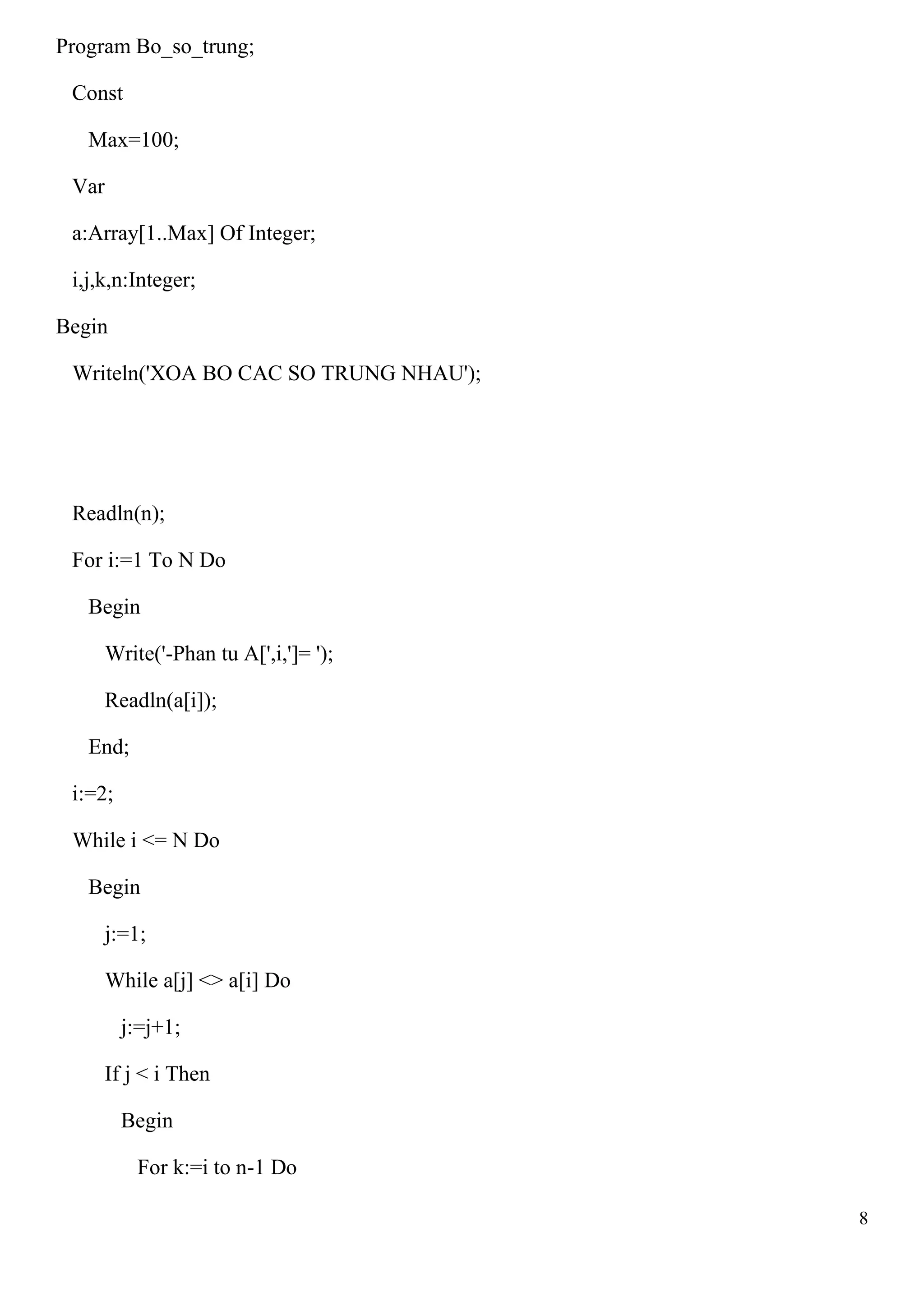 Bài tập cơ bản-nâng cao mảng | PDF