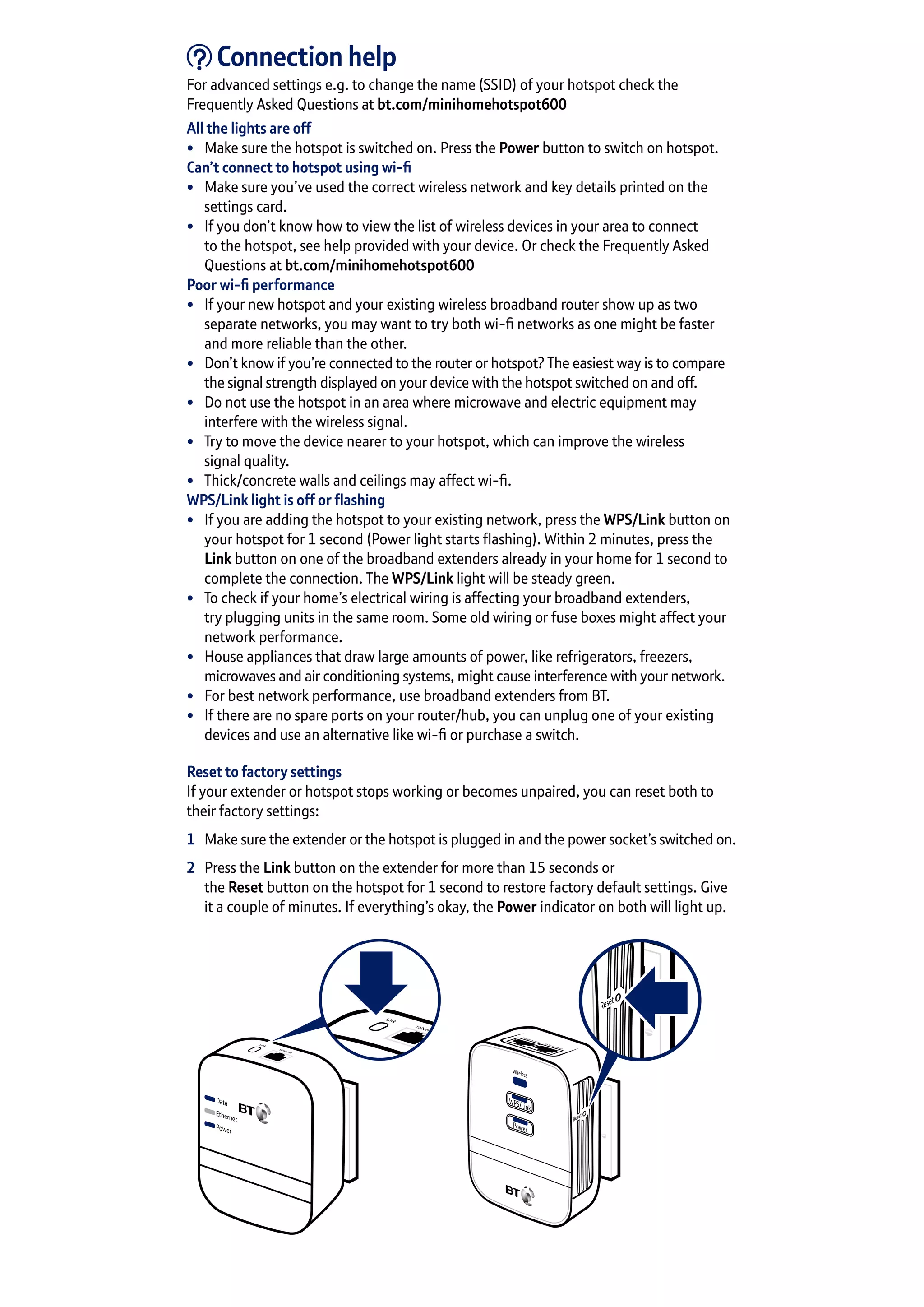 BT Mini Wi-Fi Home Hotspot 600 Kit User Guide | PDF