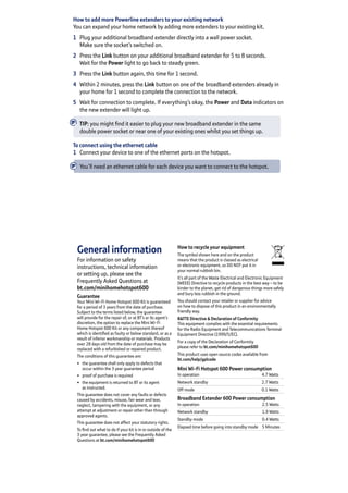 BT Mini Wi-Fi Home Hotspot 600 Kit User Guide | PDF