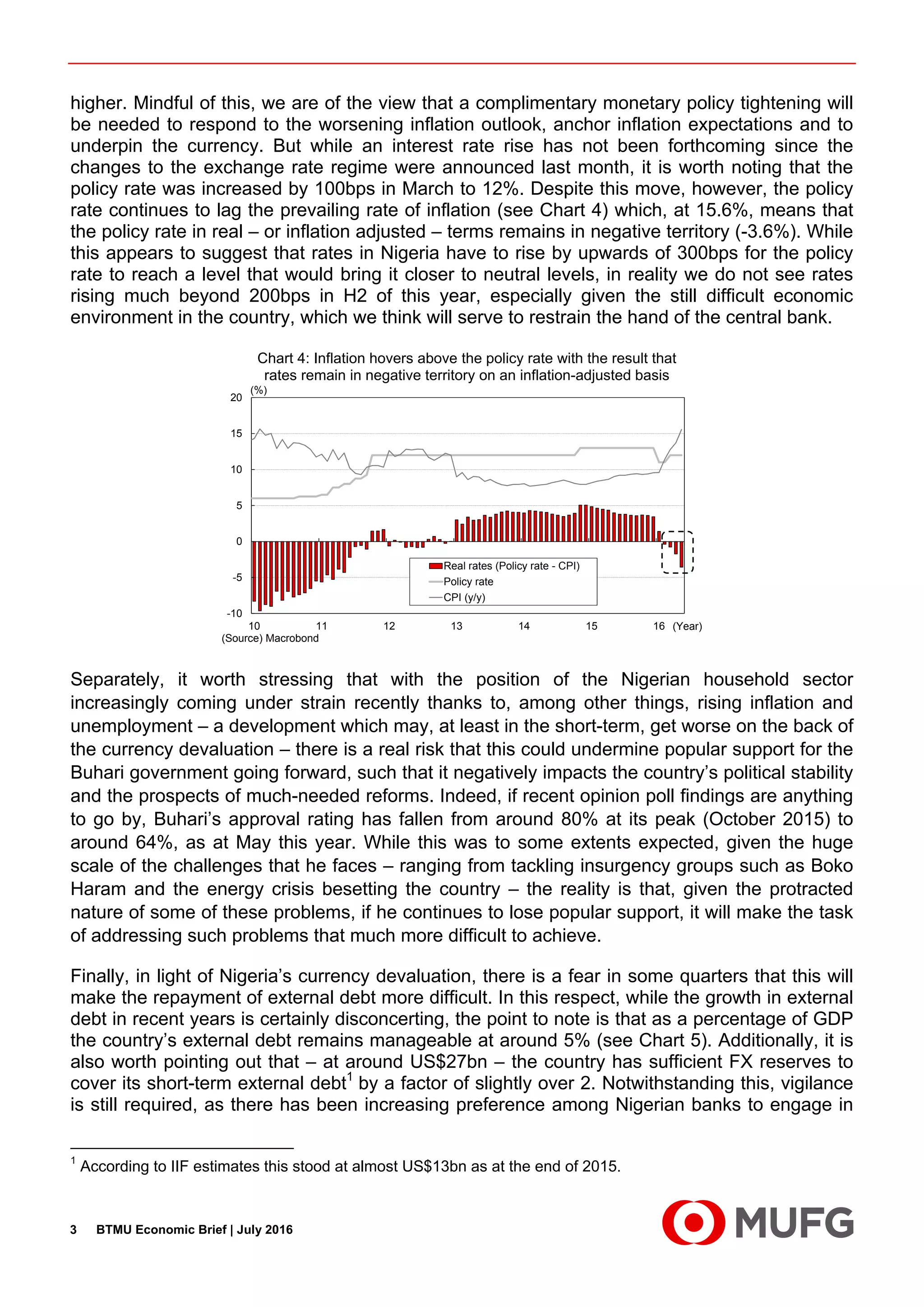 Btmu Economic Brief - Nigeria: Making Sense of the Naira's Devaluation ...