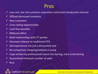 Revenue Management & Flash Sales: Complementary or disruptive? | PPTX ...