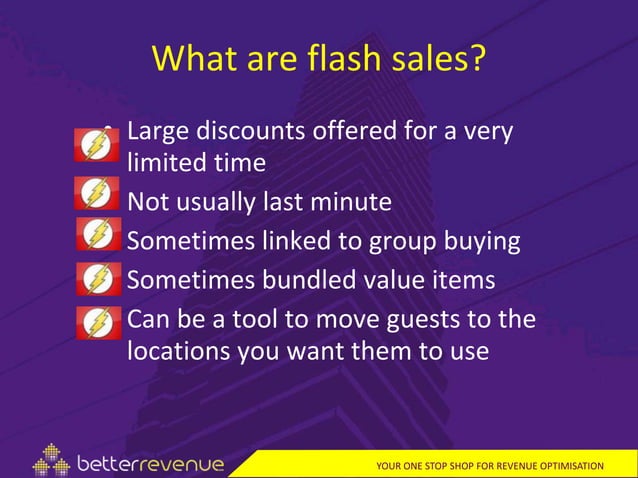 Revenue Management & Flash Sales: Complementary or disruptive? | PPTX ...