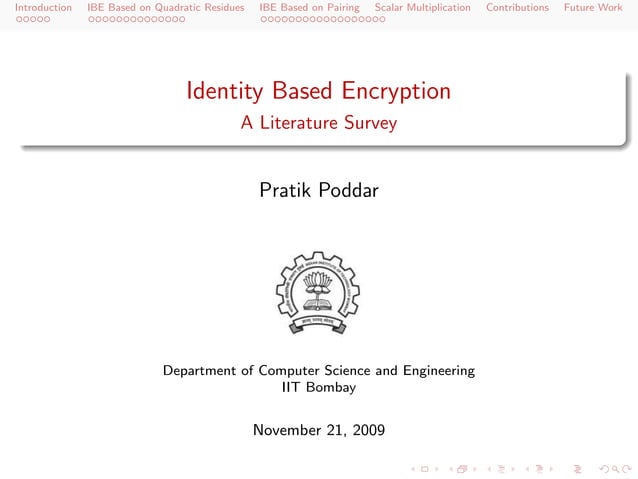 Identity Based Encryption | PDF