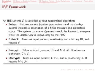 Identity Based Encryption | PDF