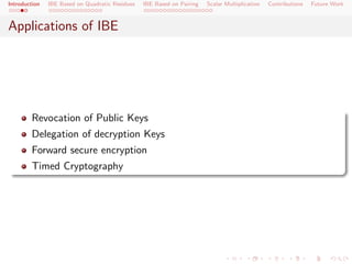 Identity Based Encryption | PDF
