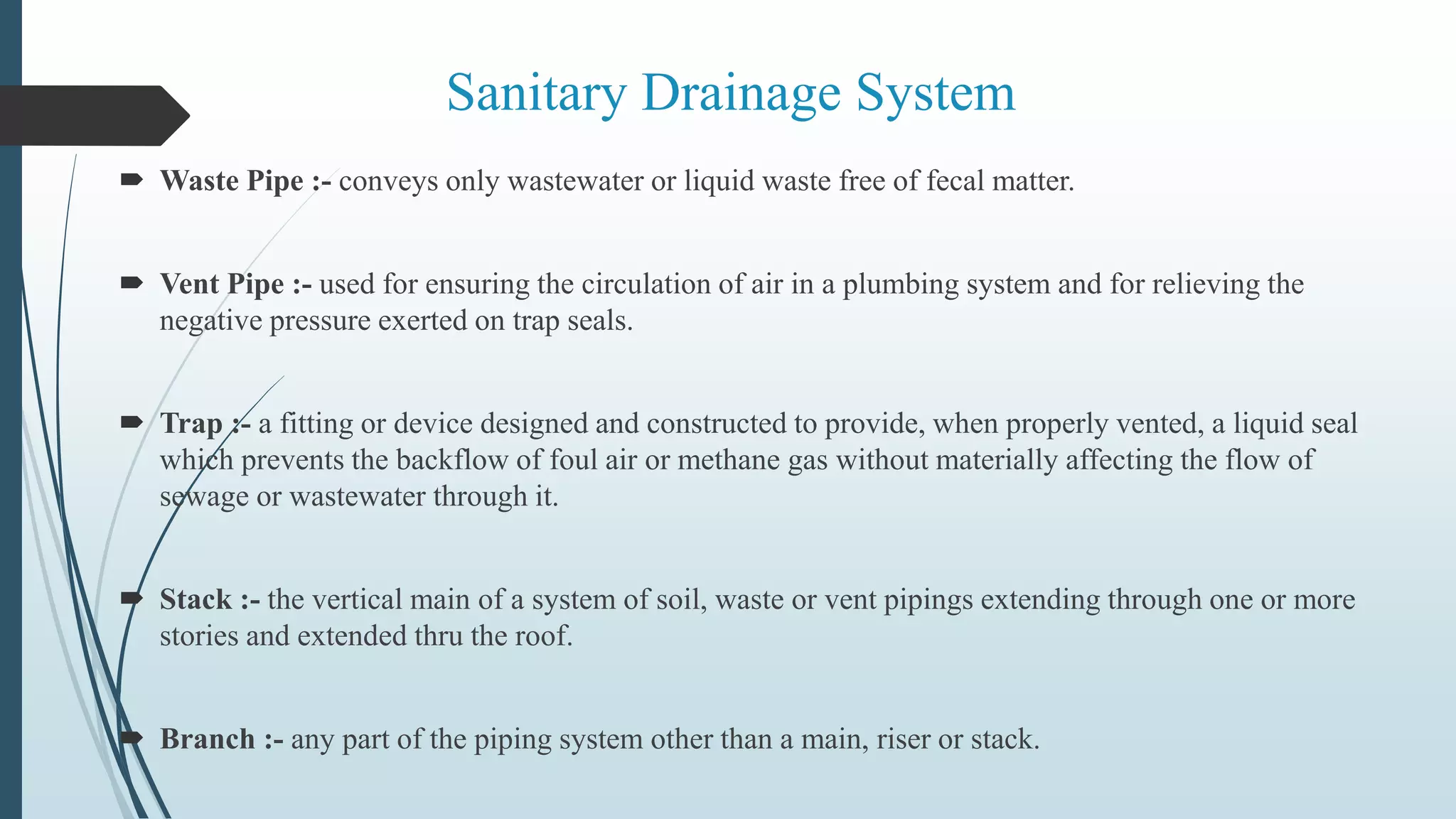 WATER SUPPLY AND DRAINAGE SERVICE FOR BUILDING | PPTX