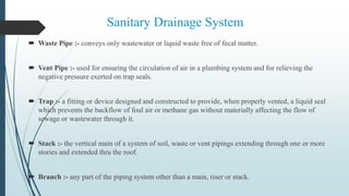 WATER SUPPLY AND DRAINAGE SERVICE FOR BUILDING | PPTX