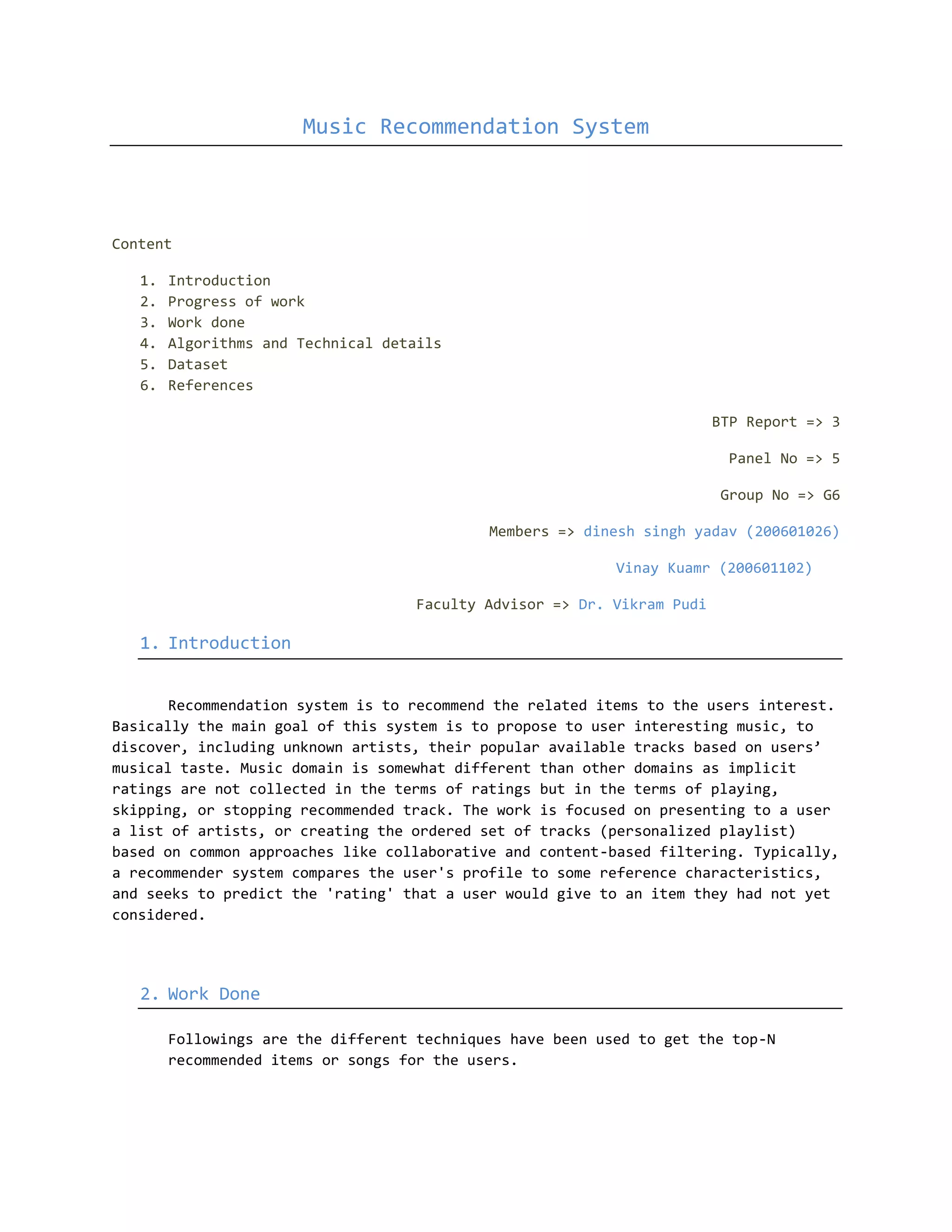 Btp 3rd Report | PDF