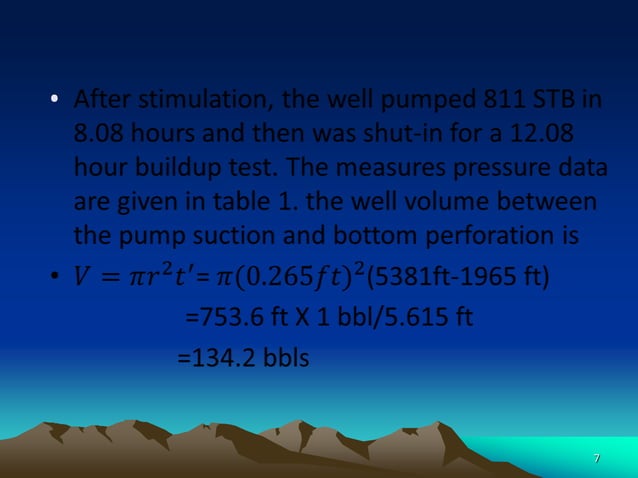 Well Test Analysis in Horizontal Wells | PPTX